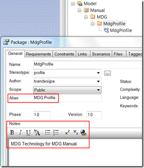 Thomas' blog: Creating an MDG – Part 1: Create an UML Profile